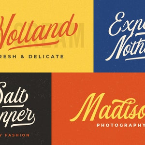 Migliore,versatile Font, Elegant Font, Luxury Font, Sophisticated Font, Bold Script, Baseball ...