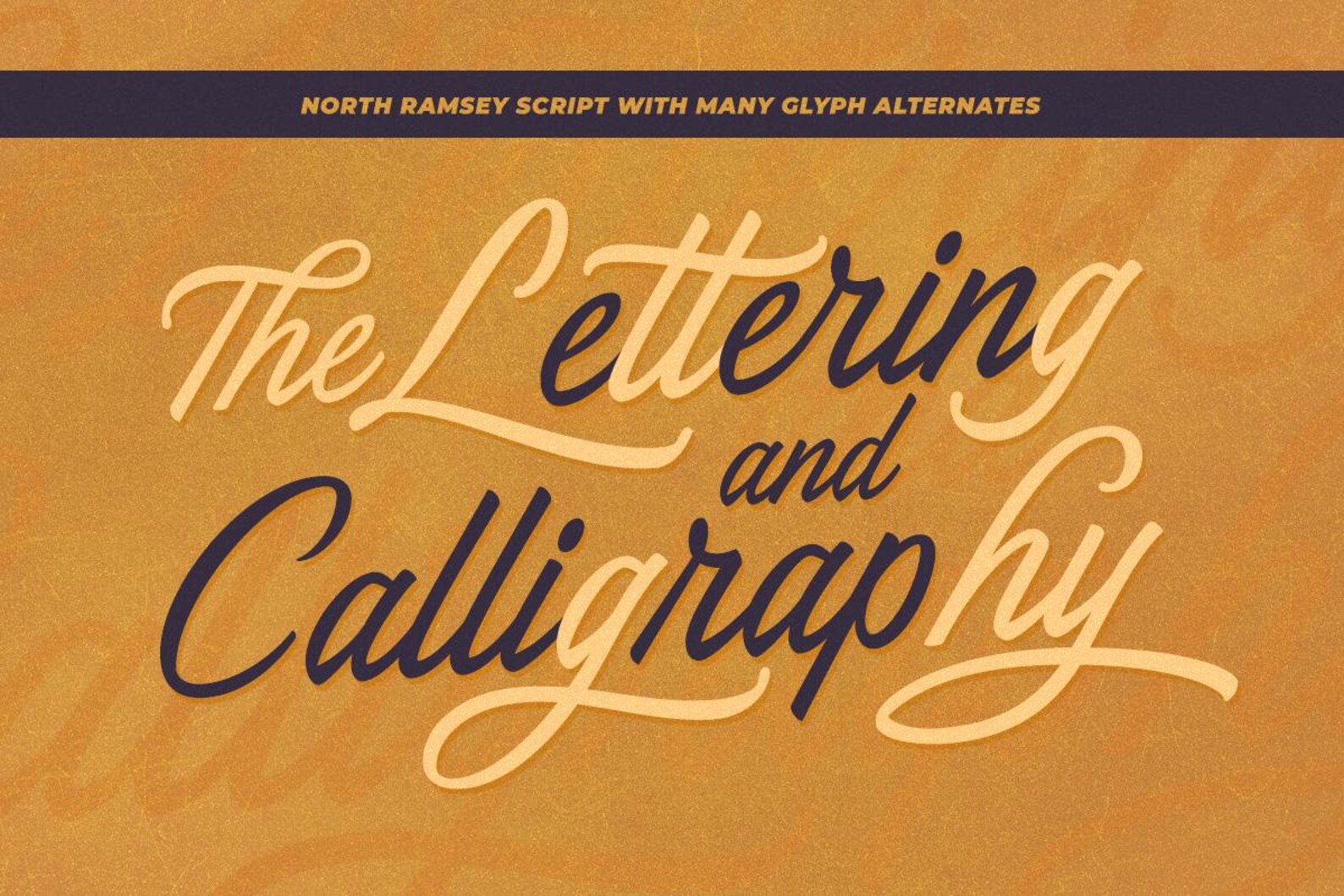 North Ramsey Font Duo, Logo Font, Vintage Font, Retro Font, Font Bundle ...