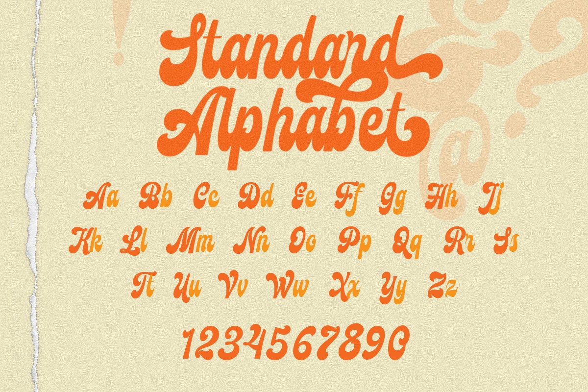 Mayburn Bold Script, Retro Font, 60s Font, 70s Font, Bold Script Font ...