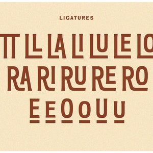 Stoneland- Display Font, Ligature Font, Display Typeface, Unique ...