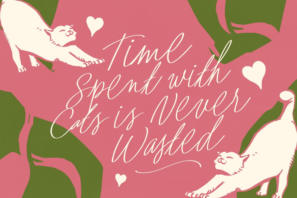 Amalia Noni Handwritten With Doodles, Romantic Script , Feminine Font ...