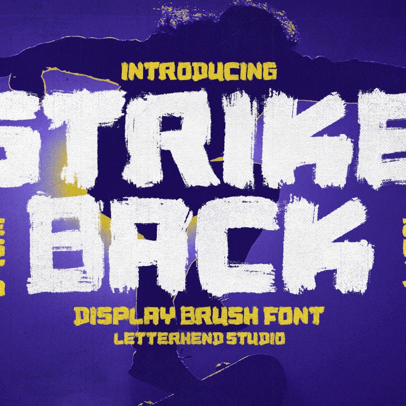 "back This Font" - Etsy