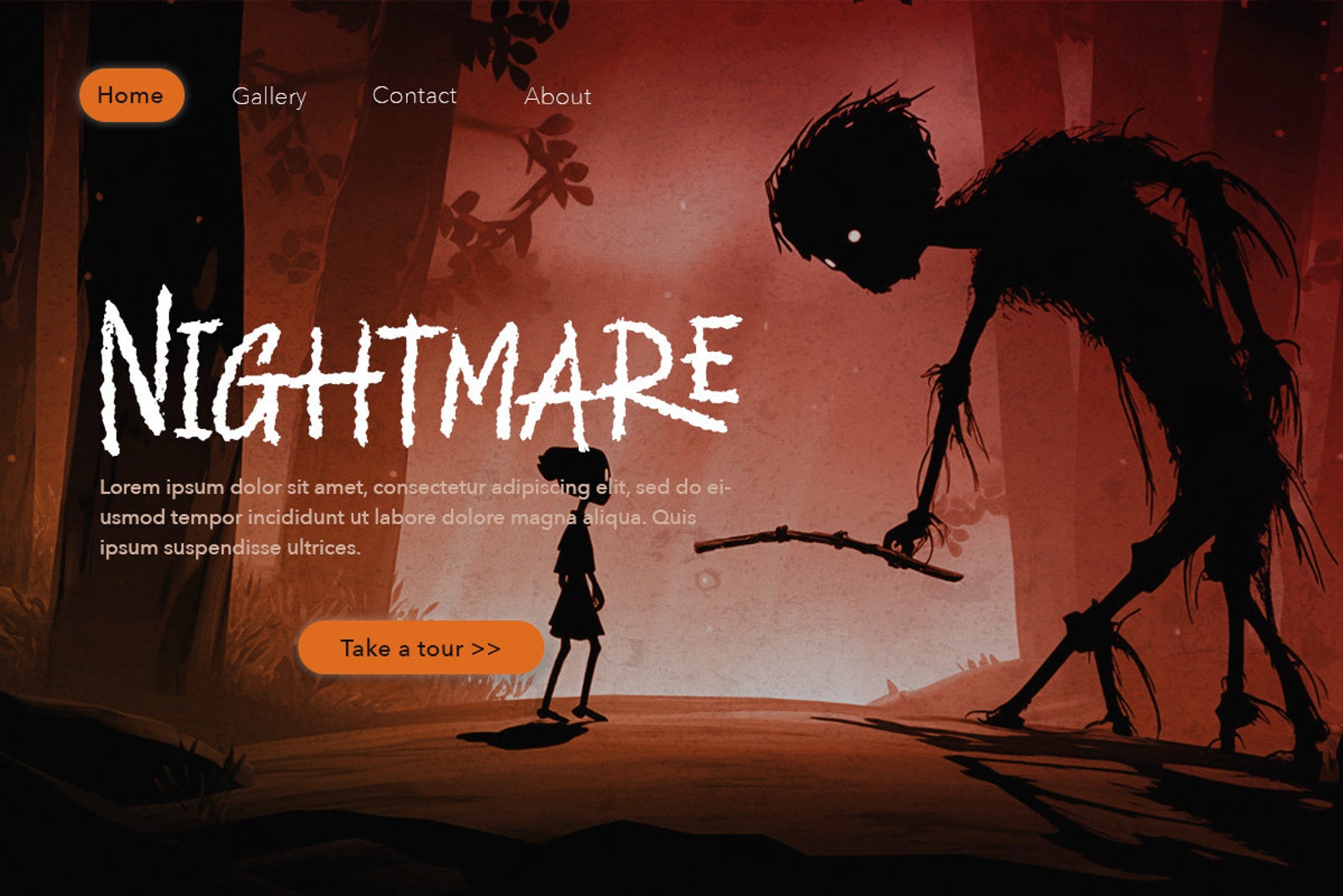 Wandering Phantom - Horror Display,horror, Creepy, Spooky, Typeface ...