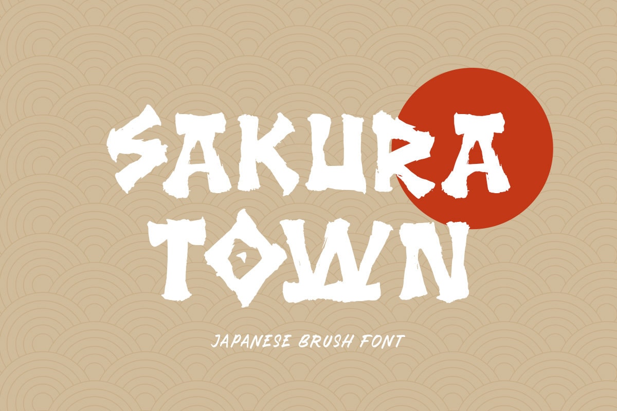 Asian Brush Fonts