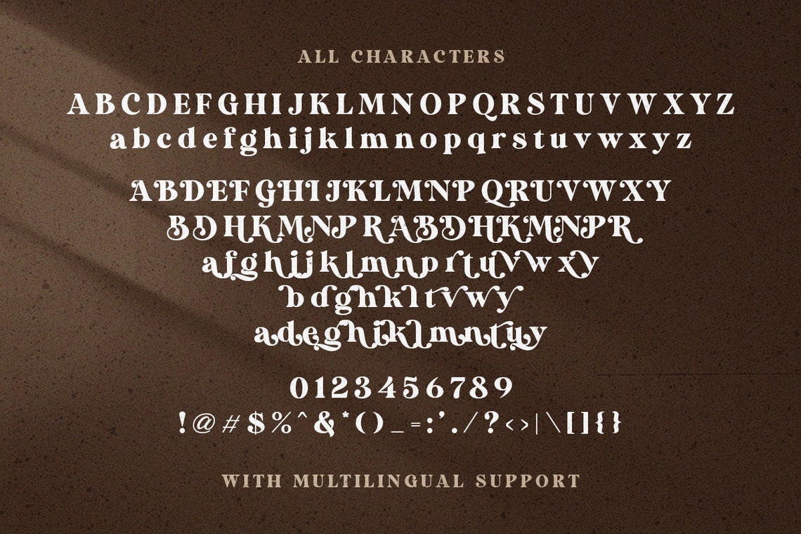 Duke Charming A Unique Bold Serif Serif Font Stylish Font - Etsy