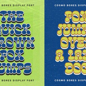 Cosmo Bones - Reverse Display Font,happy Font, Playful Font, Children Font, Fun Font, Kids Font ...