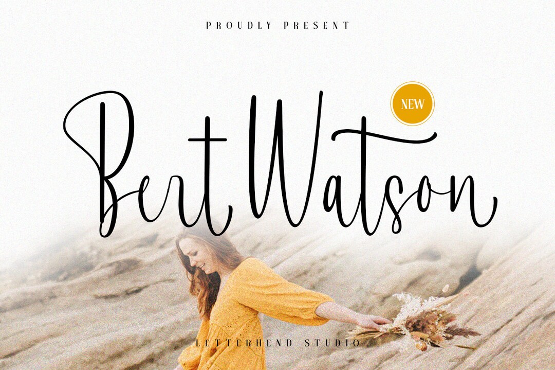 Bert Watson, Swash Font, Ligature Font, Signature Font, Modern ...