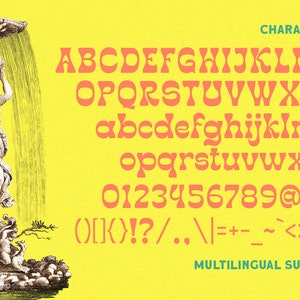 Nomadic Reverse Display Font, Classic Font, Display Font, Children Font ...