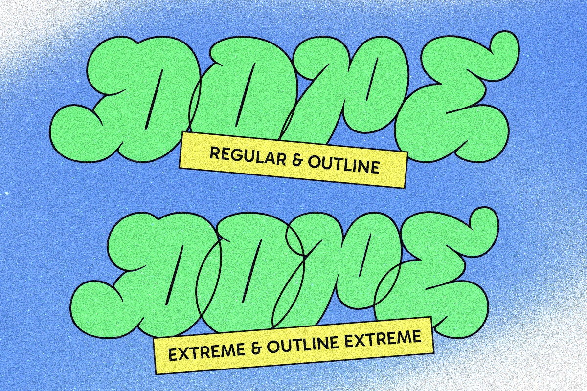 Fancy Quotes - Bubble Display Font, Display Font, Cartoon, Playful, Fun ...