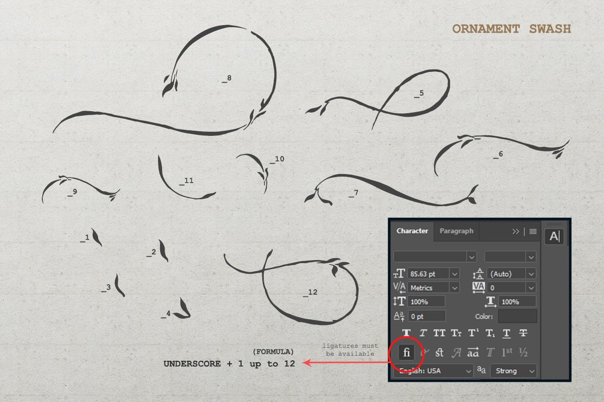Belukar Unique Display Script, Script Font, Display Font, Ornament Font, Swash Font, Unique Font ...