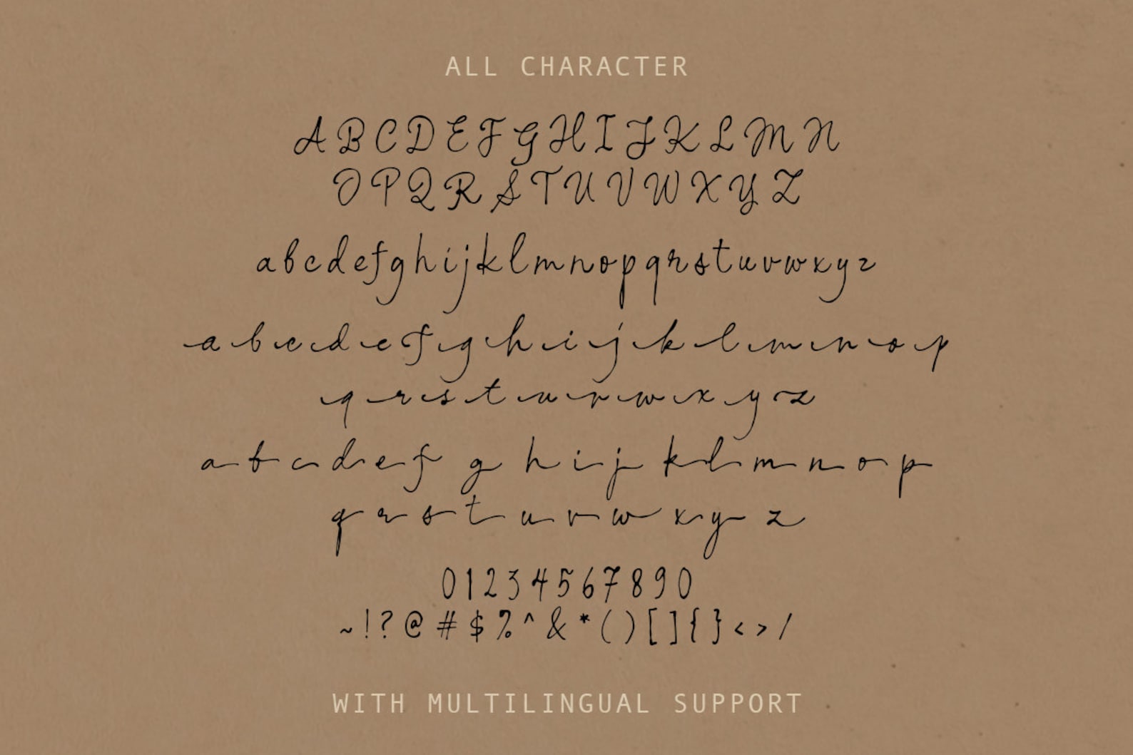 Nostalgic Words Vintage Signature, Signature Font, Beautiful Font ...