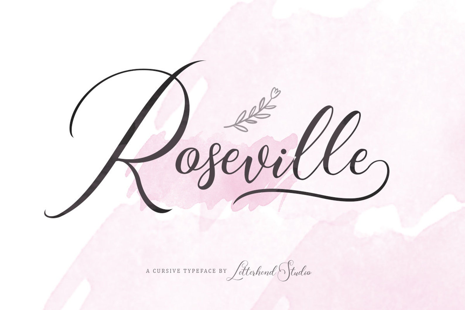 Roseville Script, Script, Cursive, Feminine, Girly, Chick, Fashion ...