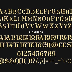 Haunted Gallery - Fun Horror Typeface, Quirky Font, Cartoon Font ...