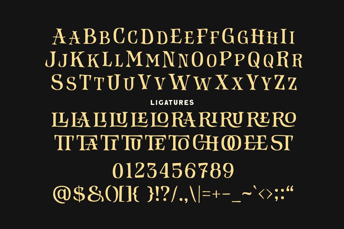 Haunted Gallery - Fun Horror Typeface, Quirky Font, Cartoon Font ...