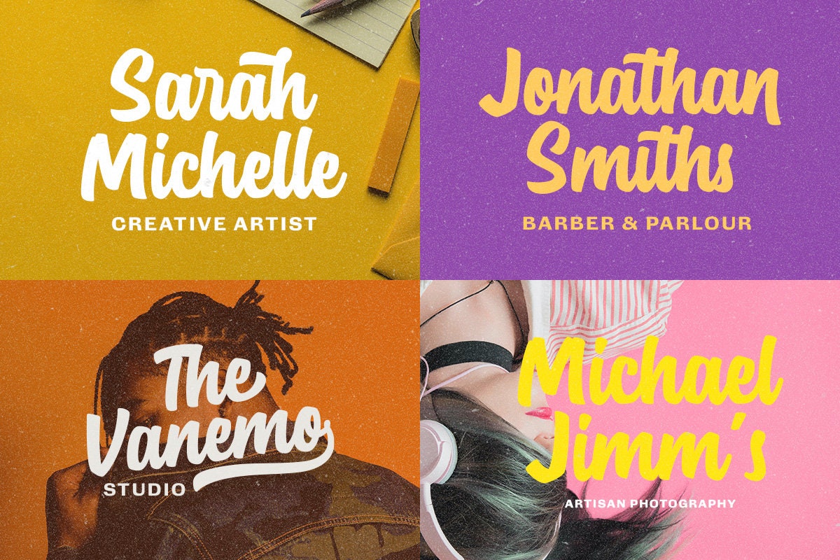 Machianto, Quirky Font, Cartoon Font, Playful Font, Bold Script, Rough ...