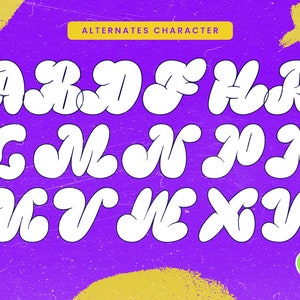 Fancy Quotes - Bubble Display Font, Display Font, Cartoon, Playful, Fun ...