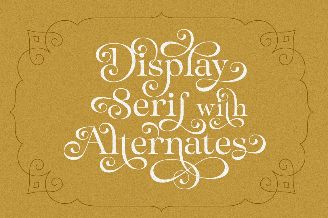 Sparky Dream - Curly Stylish Serif, Elegant, Stylish, Serif, Curly ...