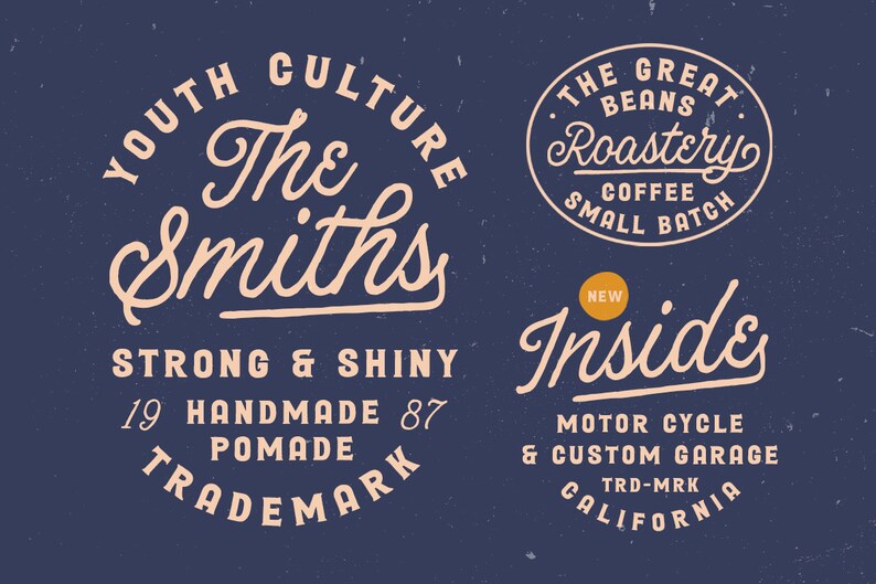 Broadley Vintage Font Duo: Retro Serif & Script - Etsy