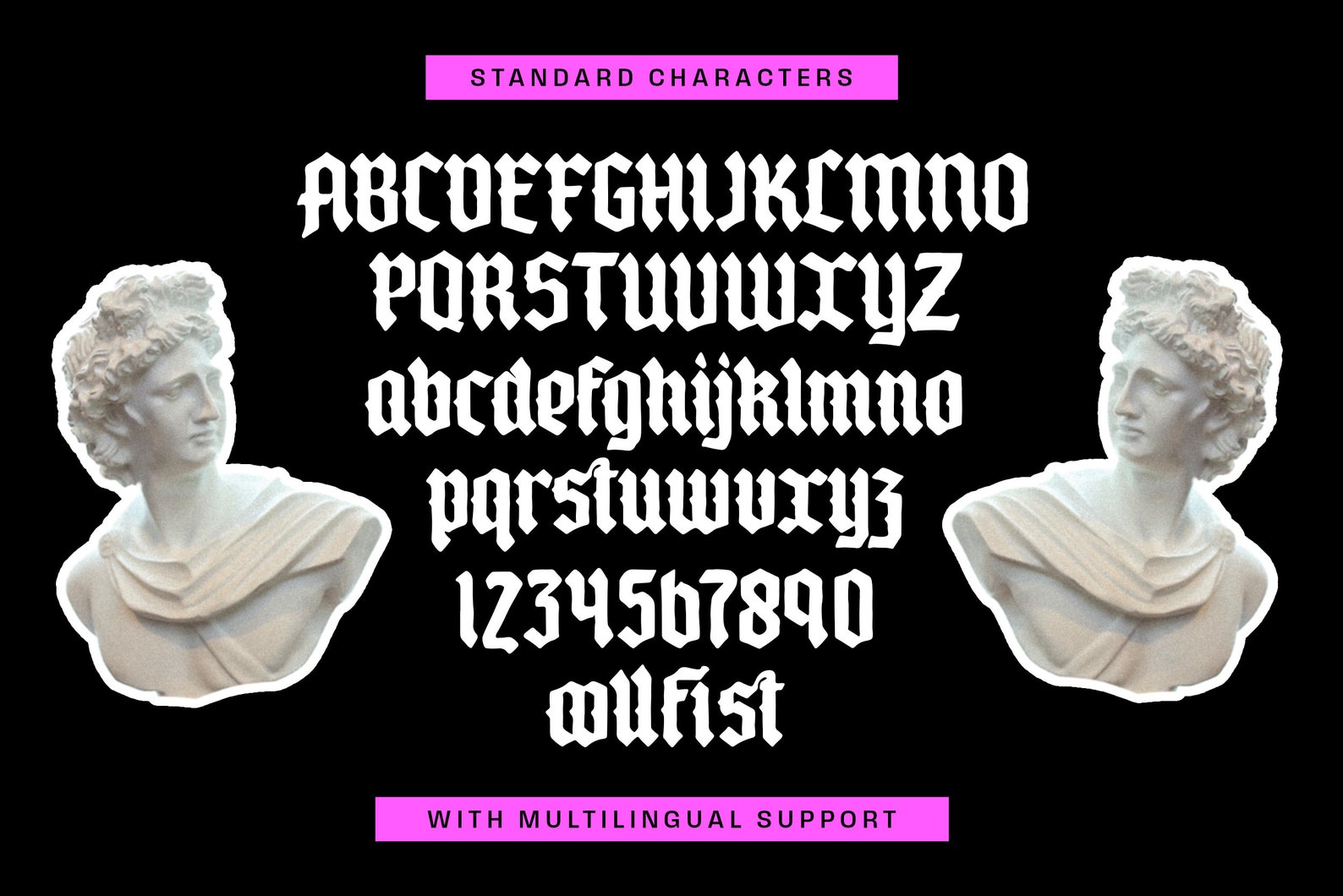 Chariot - Organic Blackletter,blackletter Font, Gothic Font, Horror ...