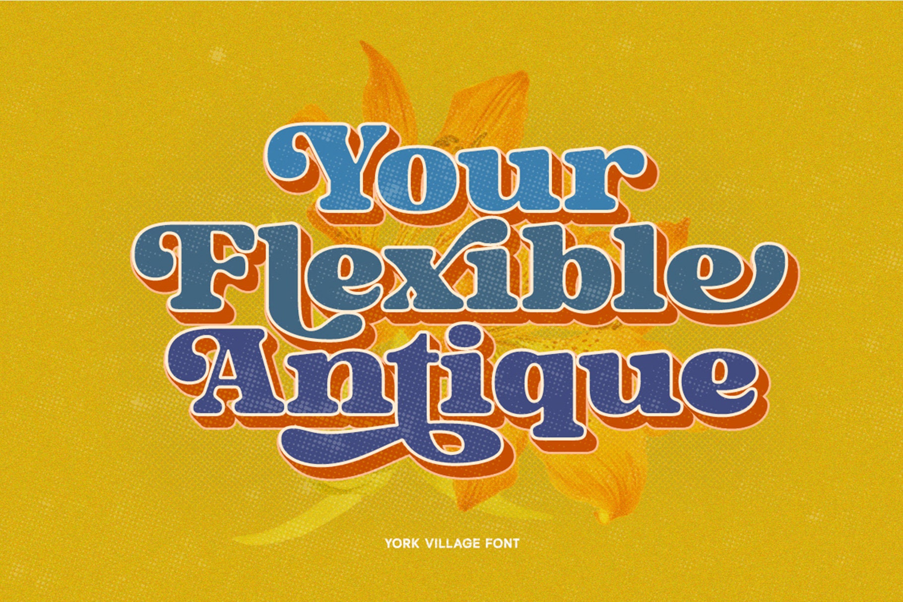 York Village: Retro Serif Font With Swashes - Etsy