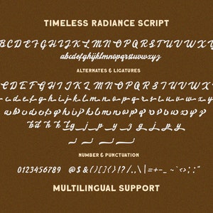 Timeless Radiance - Organic Font Duo, Font Duo, Script, Vintage Script ...