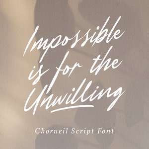 Chorneil Script, Feminine Font, Script Font, Casual Font, Organic Script, Signature Font ...