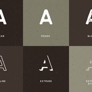 Antone Family - 7 FONTS - Etsy