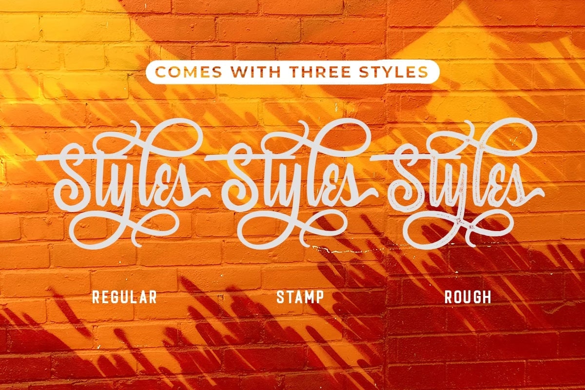 Foretelling Script Script Font Condensed Font Playful - Etsy