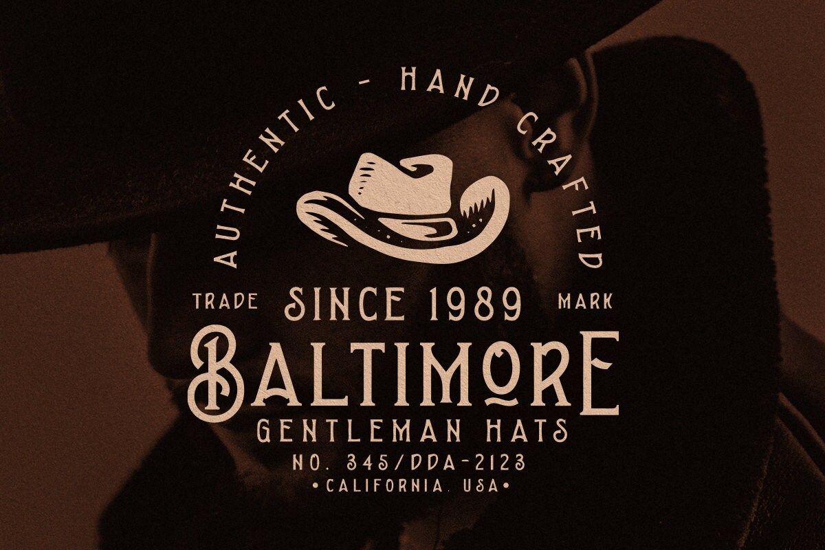 Brown Chunkers Font: Vintage Swash Serif Display Typeface - Etsy