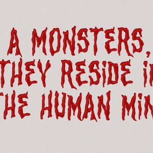 Horror Fables Typeface,horror, Creepy, Spooky, Typeface, Scary, Macabre ...