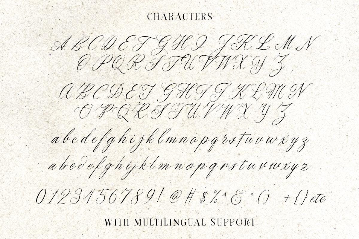 Golden Rouge Vintage Script, Classy Font,luxury Font,pretty Font,royal ...