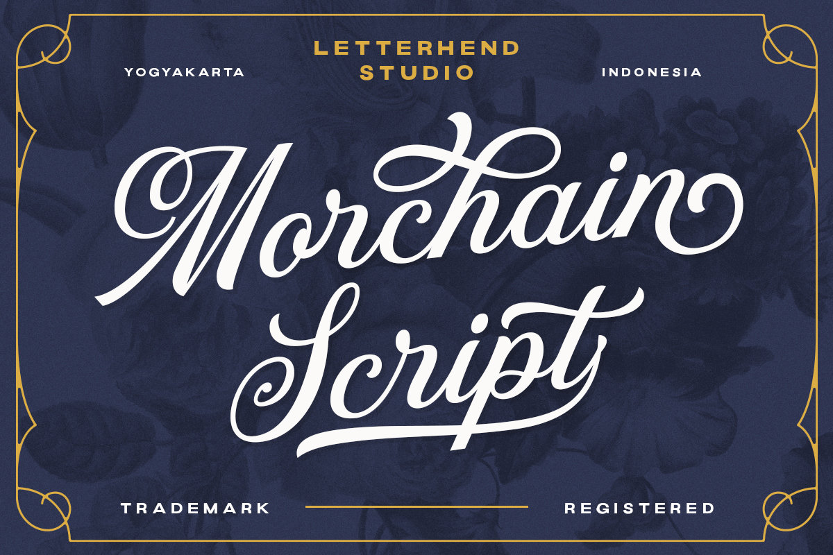 Morchain Script, Classic Script, Classic Typeface, Classic Font, Classy ...