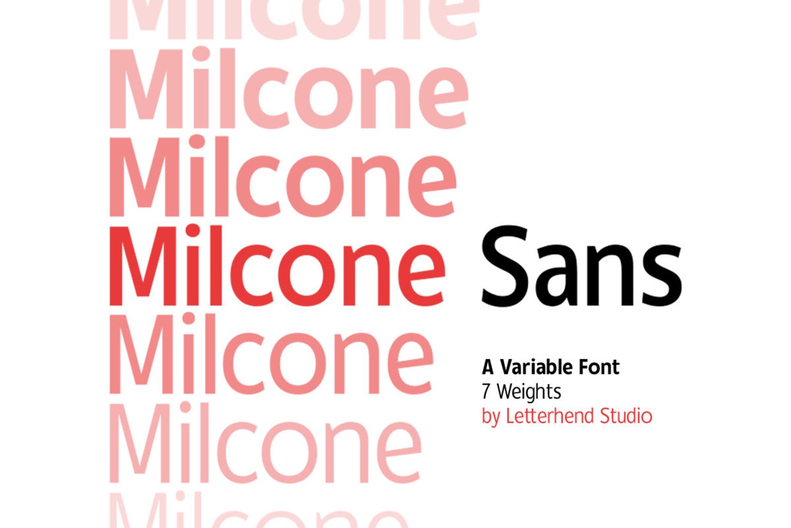 Milcone Variable Sans, Variable Font, Typeface, Modern, Professional ...
