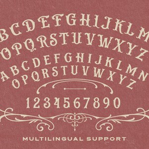 Bistern Victorian Display Font With Ornaments - Etsy