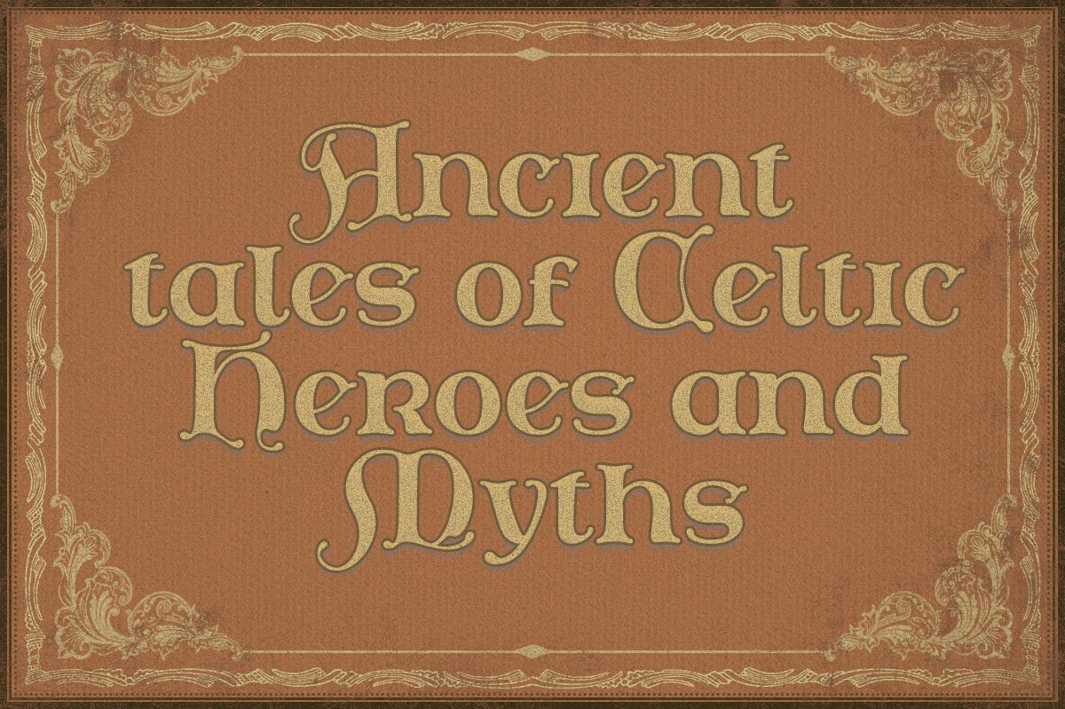 Celtoria Celtic Font: Medieval Irish Typography - Etsy