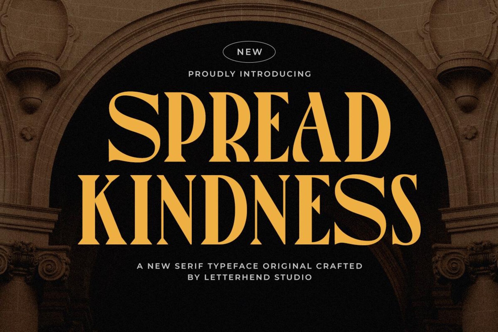 Spread Kindness Crafted Serif, Serif, Organic Font, Luxury Font ...