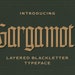 Gargamoth - Blackletter Font, Gothic Font, Horror Font, Medieval Castle ...