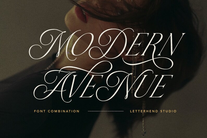 Modern Avenue - Combination Typeface, Classic, Serif, Classicscript ...