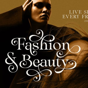 Sparky Dream - Curly Stylish Serif, Elegant, Stylish, Serif, Curly ...