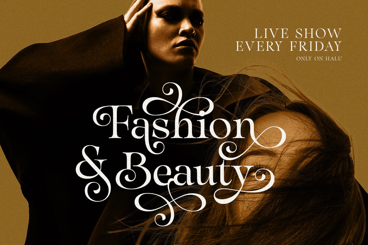 Sparky Dream Curly Stylish Serif, Elegant, Stylish, Serif, Curly ...