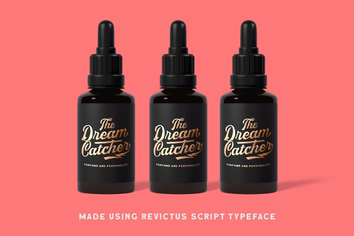 Revictus Script, Vintage Font, Gritty Font, Rustic Font, Retro Font ...