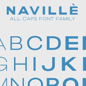 Naville Sans Serif Font: 6 Weights, Clean Corporate Design - Etsy