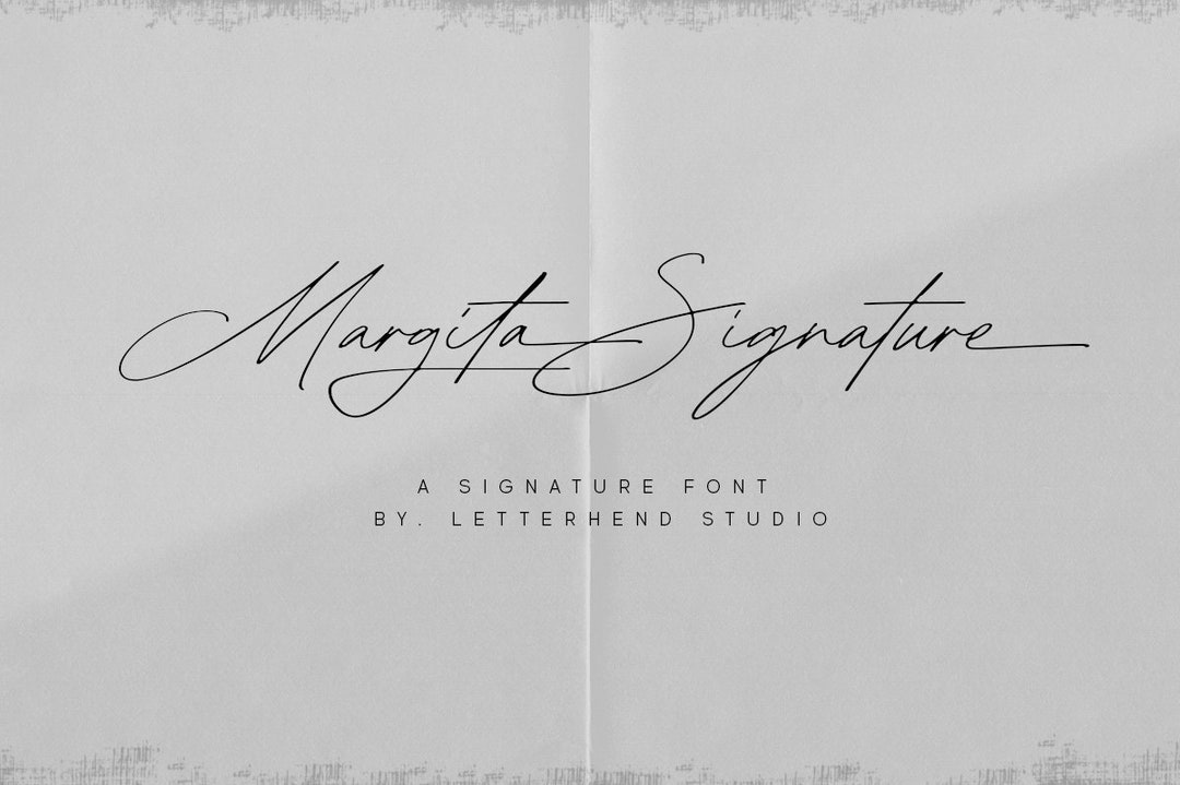 Margita Signature, Signature Font, Beautiful Font, Pretty Font, Stylish ...