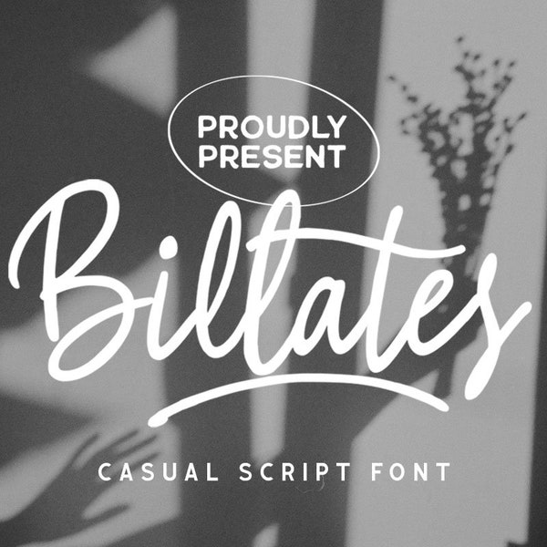 Casual Script - Etsy