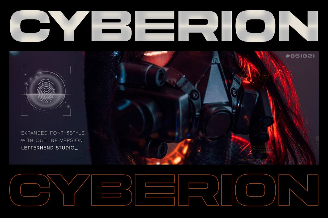 Cyberion Futuristic Tech Font: Modern Esport Font - Etsy
