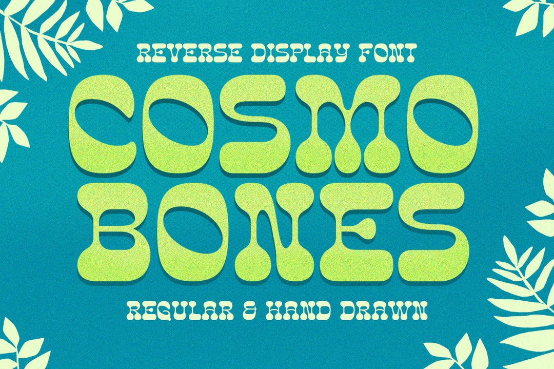 Cosmo Bones - Reverse Display Font,happy Font, Playful Font, Children ...