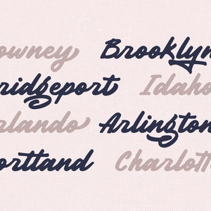 Garnite - Handwritten Script, Script Font, Bold Script Font, Logo Font, Logotype Font, Wordmark ...