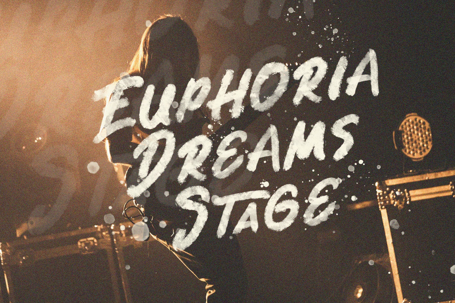 Euphoria Shades SVG, Quirky Font, SVG Font, Display Font, Textured Font ...