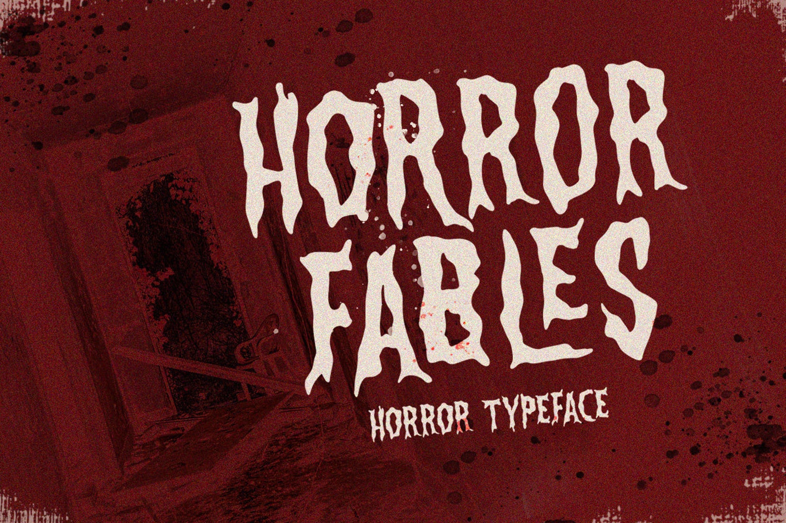 Horror Fables Typeface: Creepy Macabre Font - Etsy