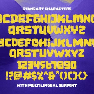 Strike Back, Textured Font, Brush Font, Rough Font, Gritty Font, Grunge ...